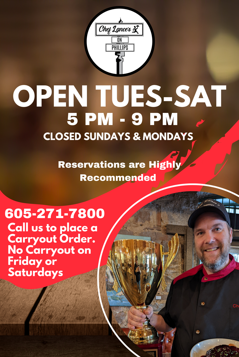 Menu – Chef Lance's on Phillips